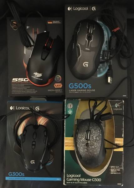 ゲーミングマウス4点セット logi g300s g500 g 500s cougar 550m(USBマウス)｜売買されたオークション情報 ...