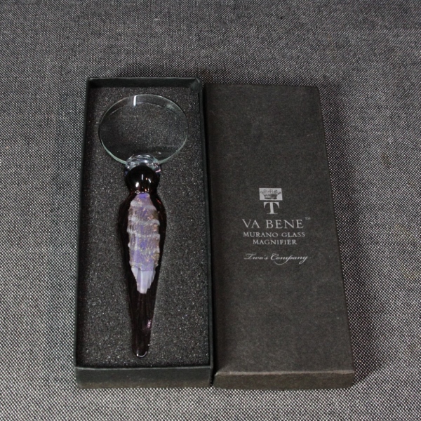 MURANO GLASS VA BENE ムラノガラス ルーペ 拡大鏡 虫眼鏡 共箱(その他)｜売買されたオークション情報、yahooの商品情報をアーカイブ公開 - オークファン（aucfan ...