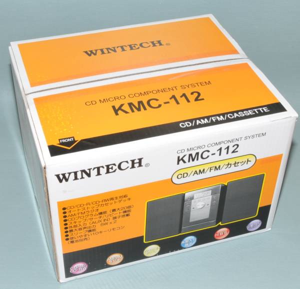 WINTECH CDカセットコンポ KMC-112 CD/AM/FM/カセット(その他)｜売買されたオークション情報、yahooの商品情報をアーカイブ公開 - オークファン（aucfan.com）