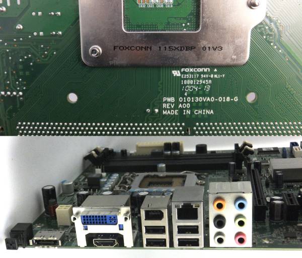 FOXCONN 115XDBP LGA1155/DDR3対応 マザーボード ジャンク(その他)｜売買されたオークション情報、yahooの商品 ...