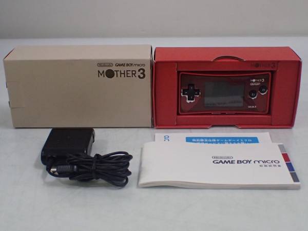 GBmicro ゲームボーイミクロ本体 MOTHER3仕様 箱説付/E1038/3(本体)｜売買されたオークション情報、yahooの商品情報を ...