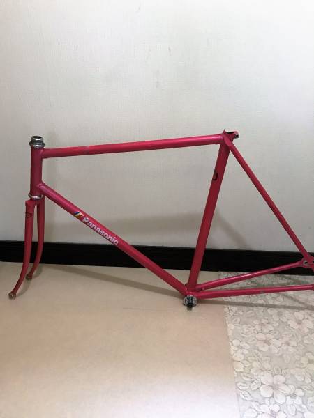 TANGE 2 クロモリ C－T550 PP1500 ピスト Panasonic SUGINOボトムブラケット付(トラックレーサー、ピスト ...