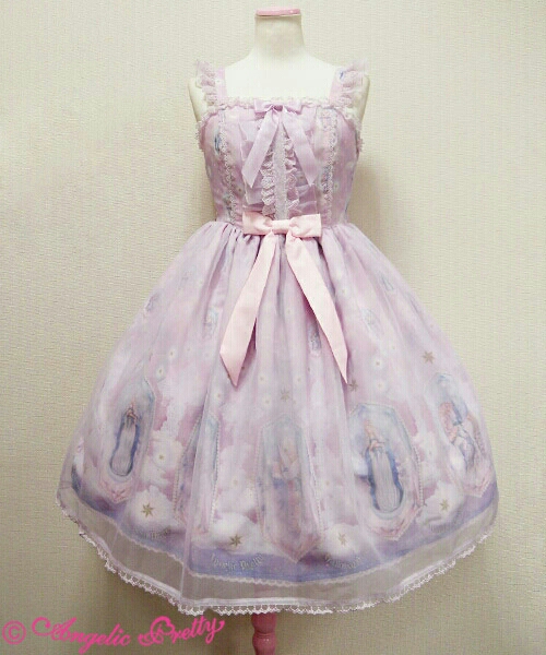 Angelic Pretty Cecilia Cross ロングジャンパースカート 3点セット(ワンピース)｜売買されたオークション情報 ...