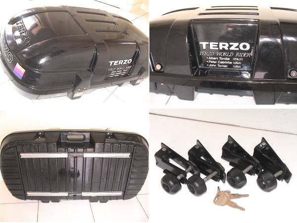 送料安 TERZO EA14小型ルーフボックス WORLD RIDER 黒 コンパクト(ルーフキャリア)｜売買されたオークション情報、yahooの商品情報をアーカイブ公開 - オークファン ...