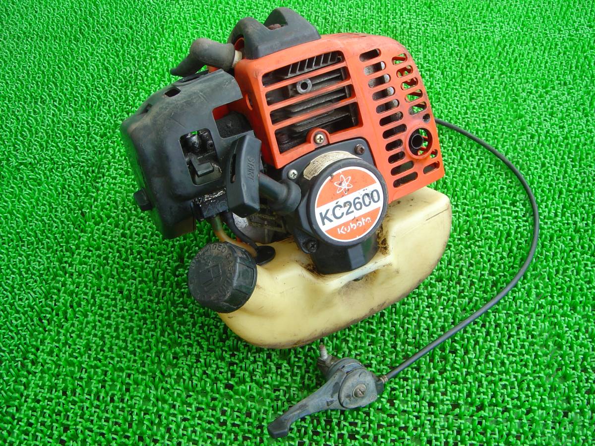 刈払機 クボタ KC2600 エンジンG26L14 コマツ ゼノア BC2600 エンジン キャブレター不良(刈払機)｜売買されたオークション ...