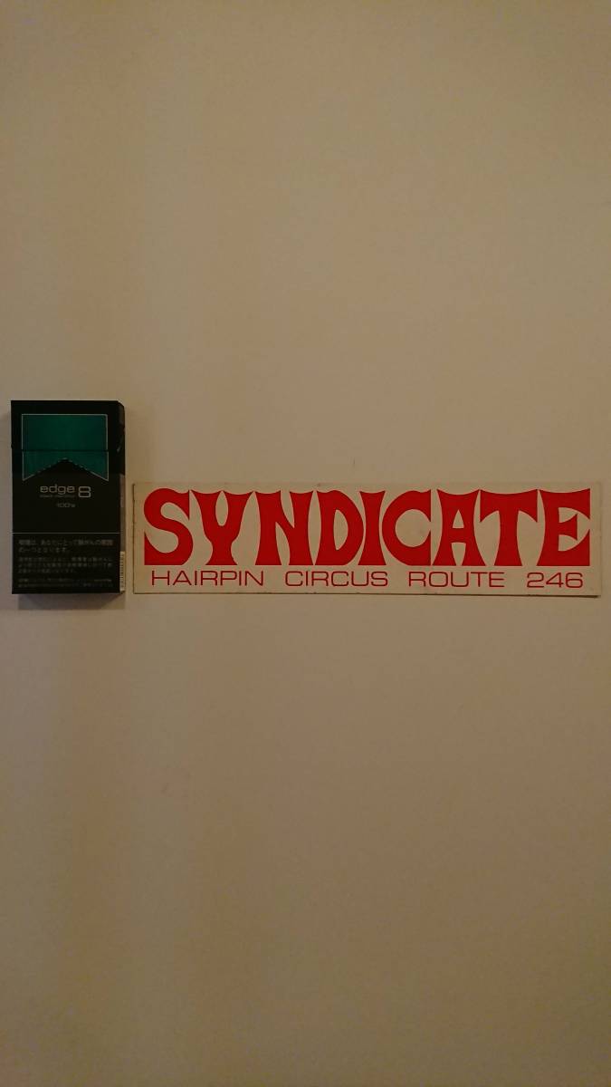 暴走族ステッカー SYNDICATE シンジケート 70s 当時 レア(ステッカー、デカール)｜売買されたオークション情報、yahooの商品情報をアーカイブ公開 - オークファン（aucfan ...