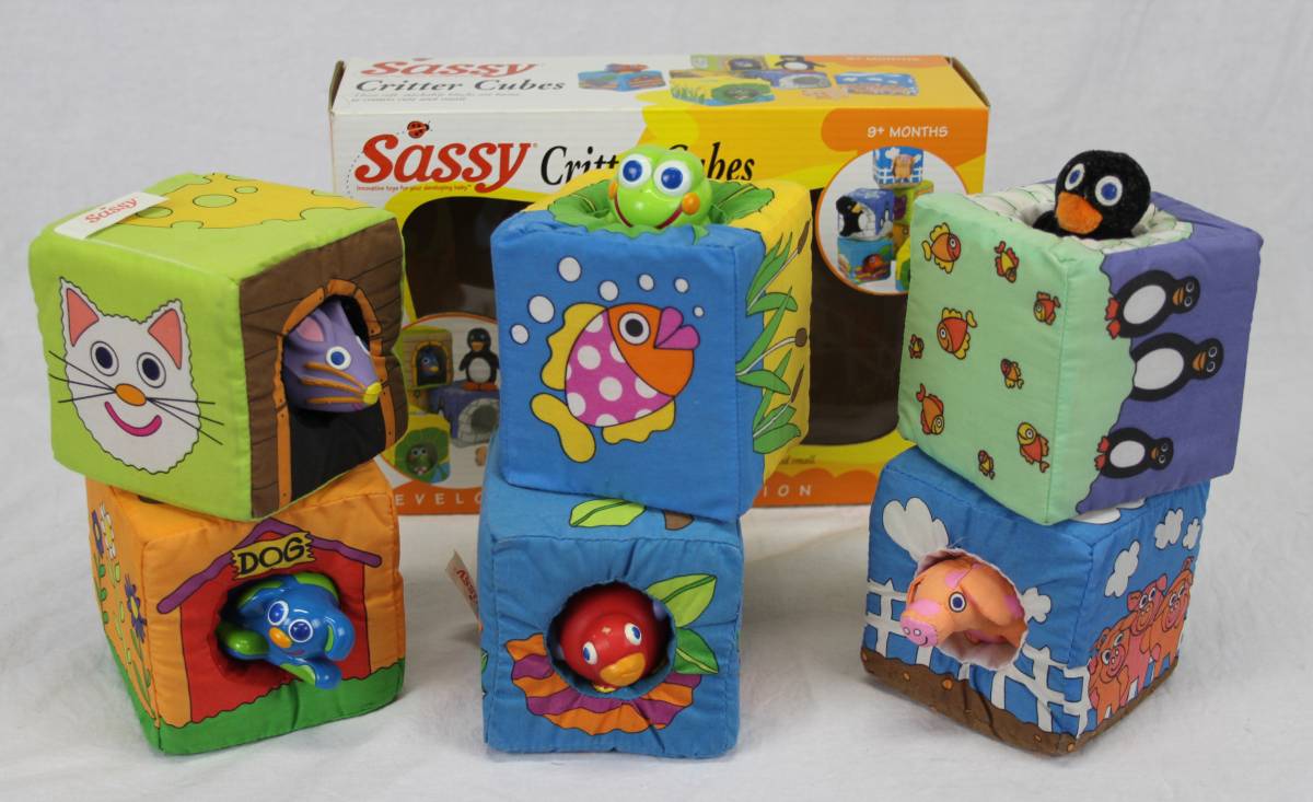 赤ちゃん用品 Sassy サッシー Critter Cubes クリッターキューブ 箱付(その他)｜売買されたオークション情報、yahooの商品情報をアーカイブ公開 - オークファン ...