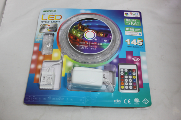 D15 DAIS ダイス LED テープライト 145種類の点灯パターン 5m リモコン付き 防滴仕様(テープライト)｜売買されたオークション ...