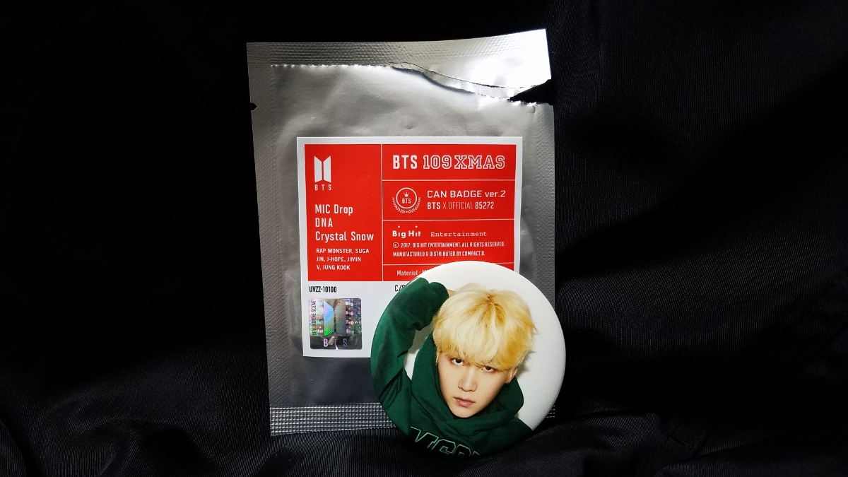 防弾少年団 BTS×109 POP UP STORE 缶バッジ 第2弾 SUGA ユンギ MIC Drop / DNA / Crystal ...