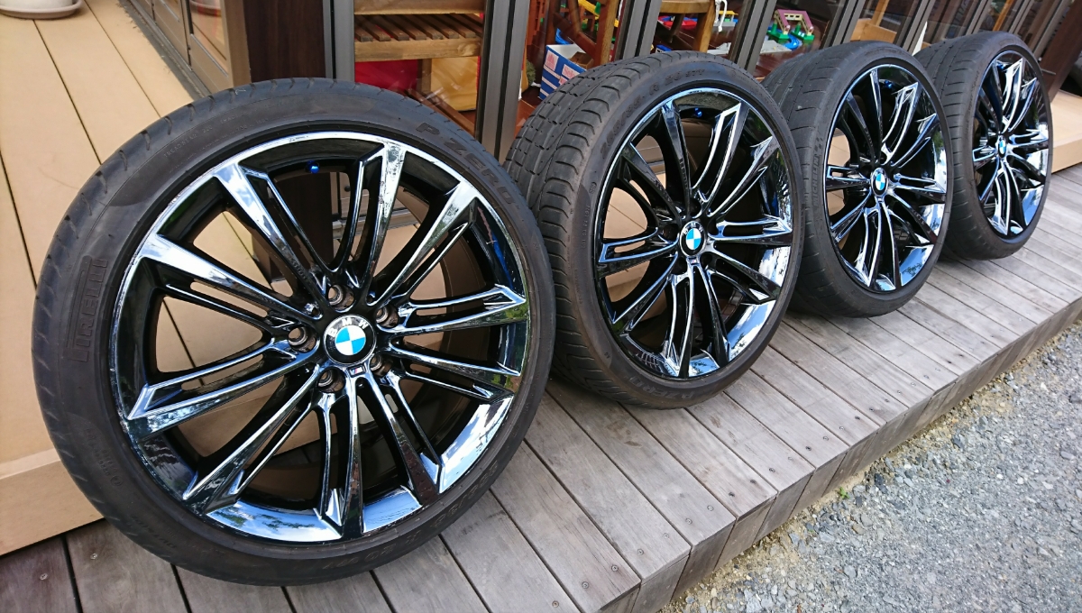 BMW 20インチ 純正 Mパフォーマンス Vスポークスタイリング 464M リキッドブラック 6シリーズ F13 F06 F12 5シリーズ ...