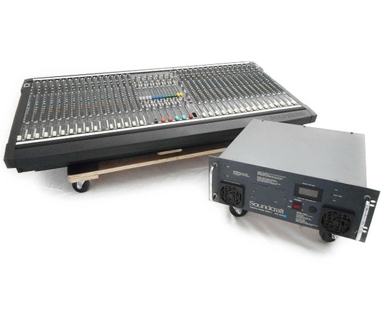 1円 Soundcraft サウンドクラフト SM20 32ch アナログミキサー CPS2000 パワーサプライ セット 音響機材 店頭 ...