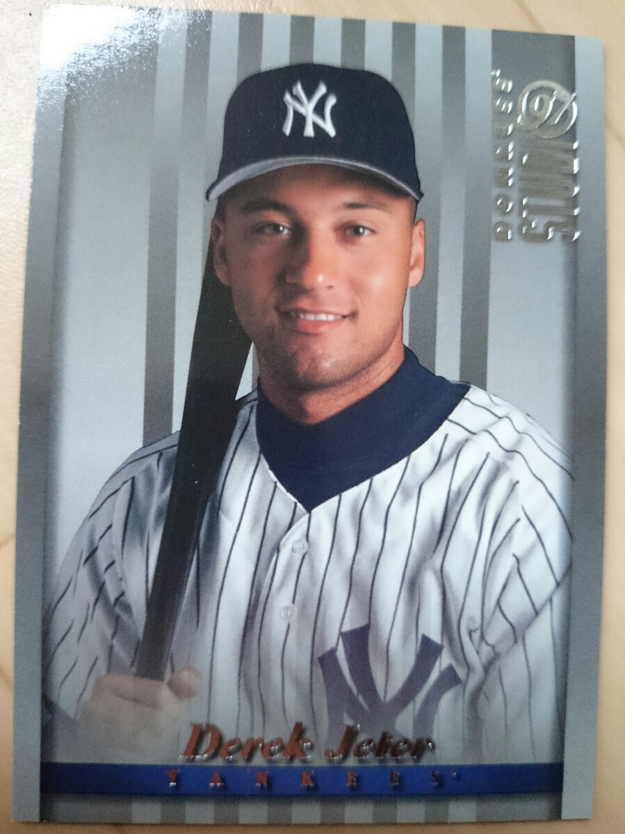 DEREK JETER DONRUSS STUDIO 1997 #91 MLB メジャーリーグ NEW YORK YANKEES ニューヨーク ヤンキース デレク ジーター(Donruss ...