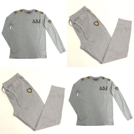 4set ARMA-NIX JEANS/アーマニックスジーンズ 長袖 Tシャツ ロンT＆スウェット パンツ 4枚セット 灰 AXJ-4set-14+15-gr46 Mサイズ(Mサイズ)｜売買さ ...