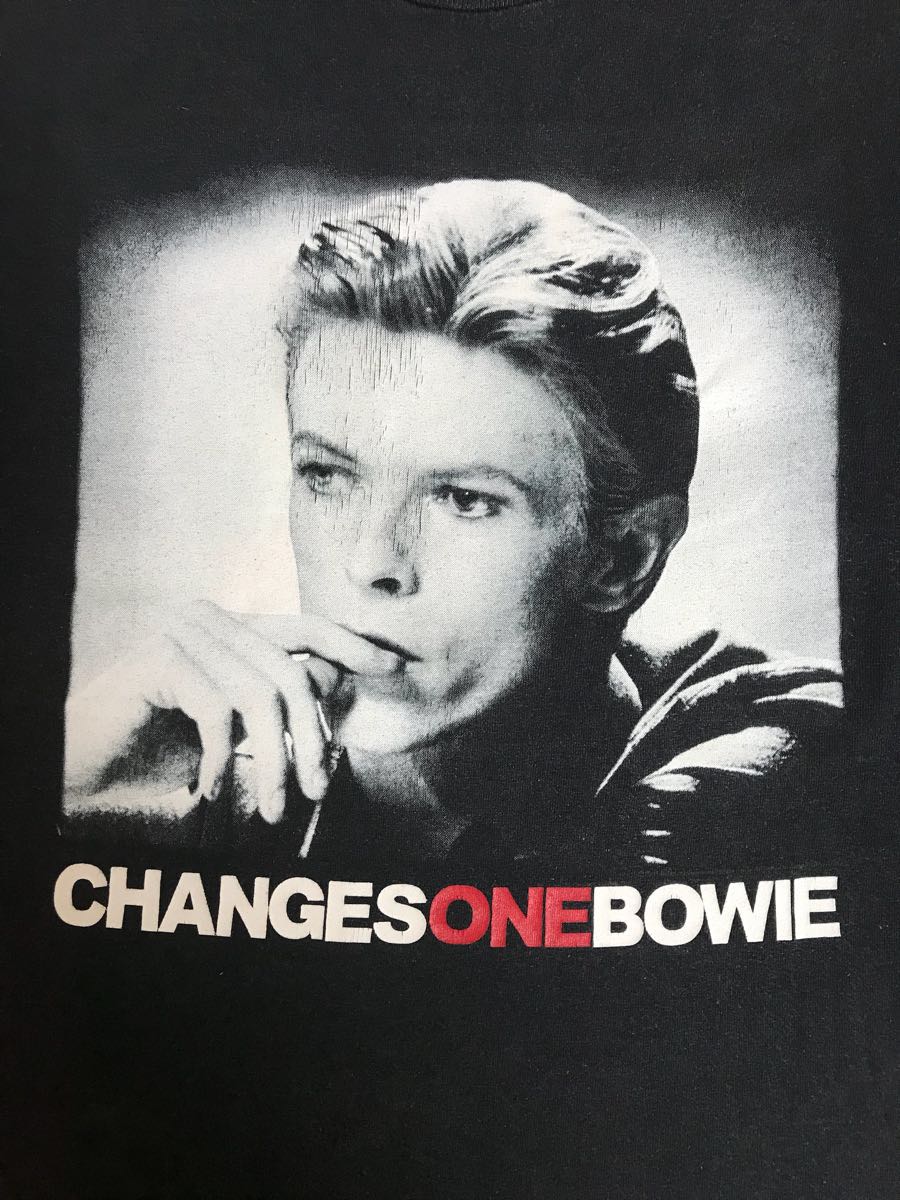 90sビンテージDAVID BOWIEデヴィッドボウイCHANGES ONE BOWIE Tシャツ Lサイズ オフィシャル レア(Tシャツ)｜売買されたオークション情報、yahooの商品情報を ...