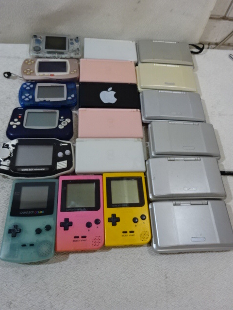 19台セット ポータブルゲーム機 Nintendo DS Lite GAME BOY COLOR SNK ニンテンドー 任天堂 ゲームボーイ ...