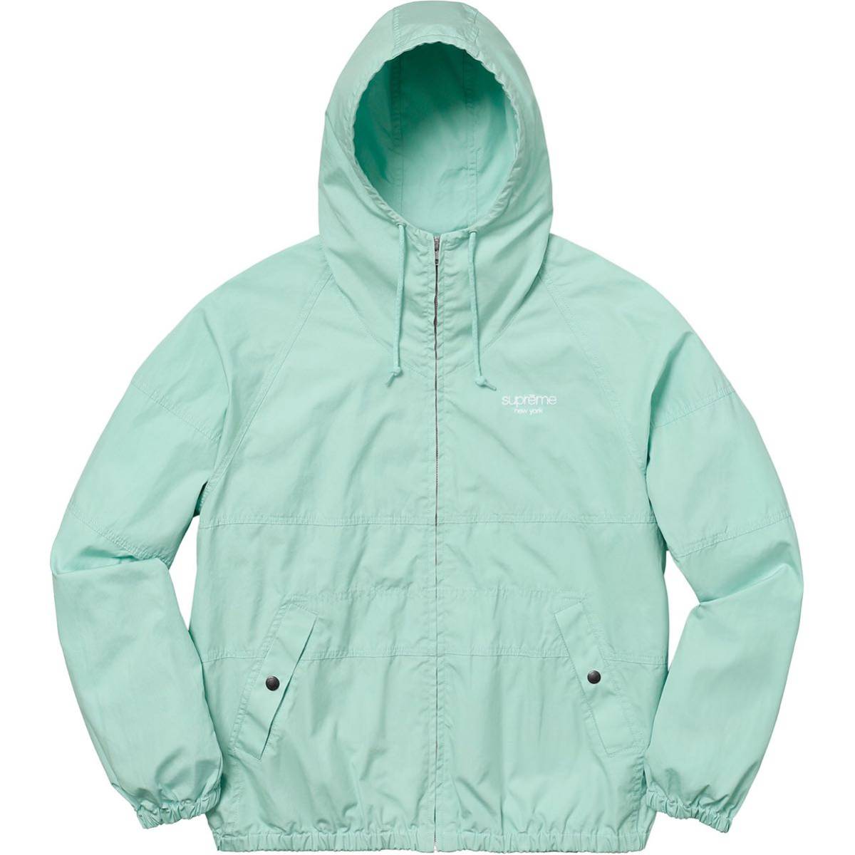 supreme 18ss week17 / cotton hooded raglan jacket / sea foam / L(トップス ...