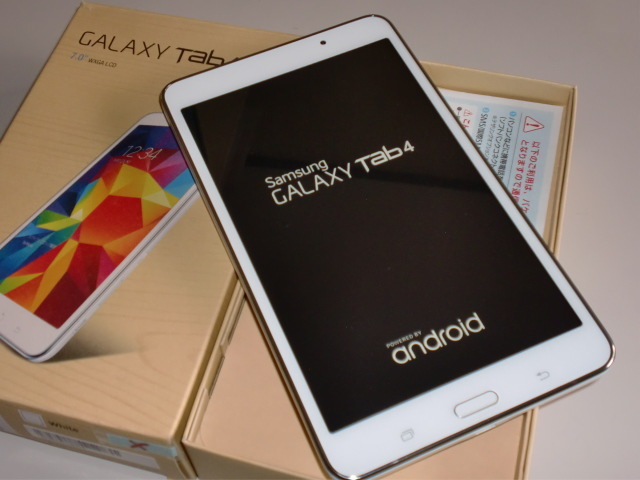 Galaxy Tab4 403SC LTE4G/3G/GSM OpenLine SIMフリー SIM free White(本体)｜売買された ...