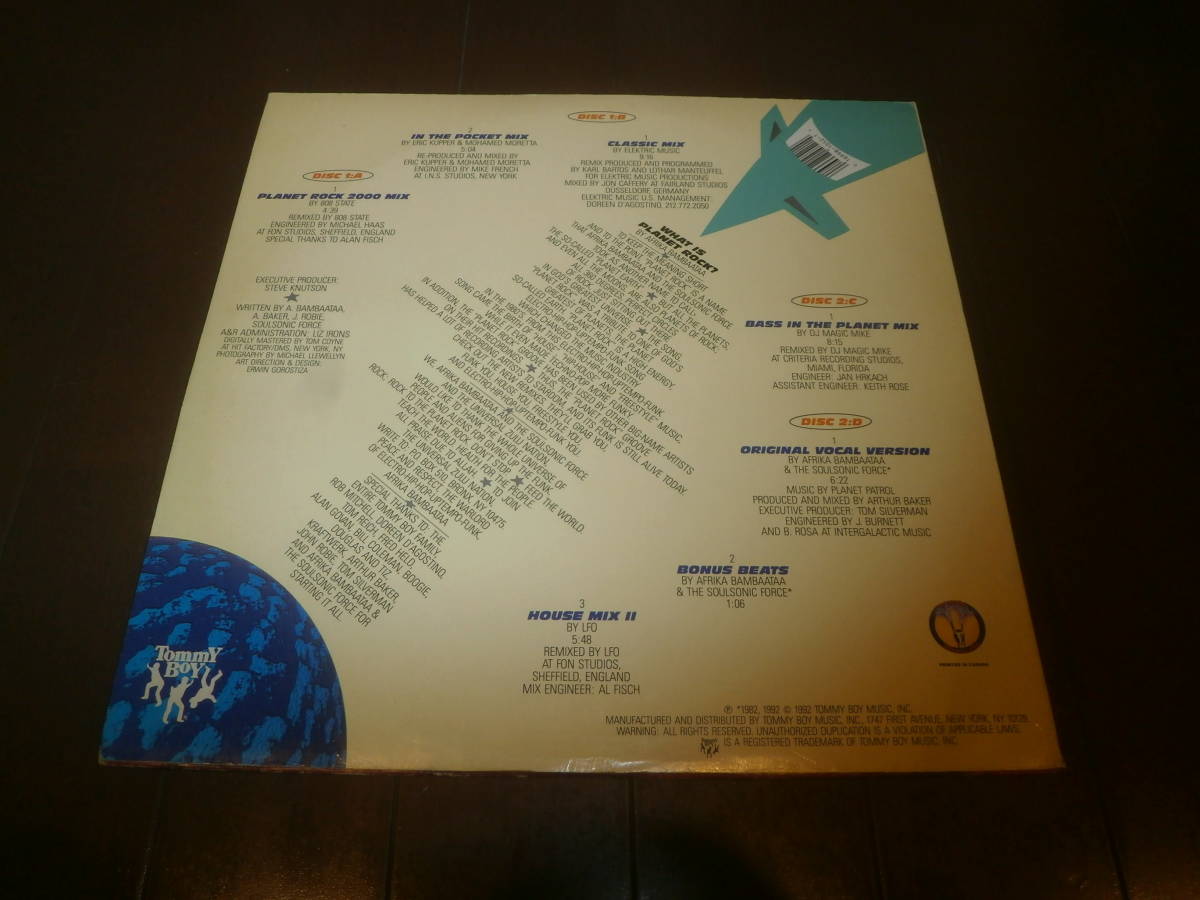 AFRIKA BAMBAATAA & THE SOULSONIC FORCE / DON'T STOP... PLANET ROCK ...