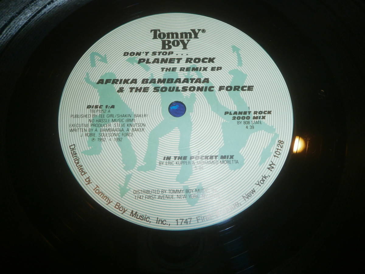 AFRIKA BAMBAATAA & THE SOULSONIC FORCE / DON'T STOP... PLANET ROCK ...