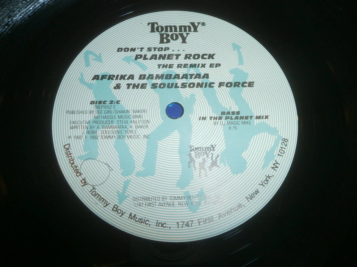 AFRIKA BAMBAATAA & THE SOULSONIC FORCE / DON'T STOP... PLANET ROCK ...