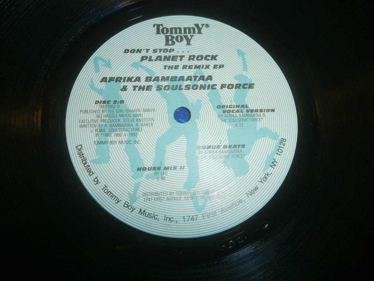 AFRIKA BAMBAATAA & THE SOULSONIC FORCE / DON'T STOP... PLANET ROCK ...