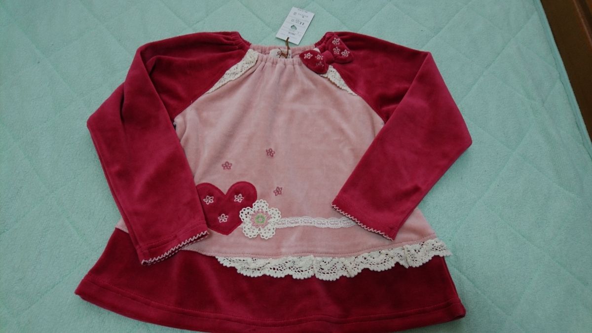 スーリー ベロア長袖カットソー ピンク 120㎝(120（115～124cm）)｜売買されたオークション情報、yahooの商品情報をアーカイブ公開 - オークファン（aucfan.com）