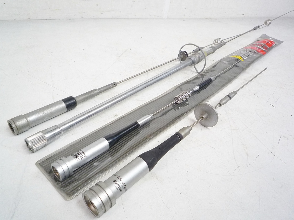 SUPER GAINER 2バンド モービルアンテナ SG-M507/SG7000 NATEC 等計 4本セット(アンテナ)｜売買された ...