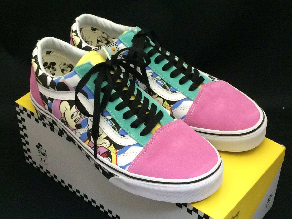 国内正規 28cm VANS Disney 80's Mickey Old Skool バンズ ディズニー ミッキーマウス オールドスクール ...