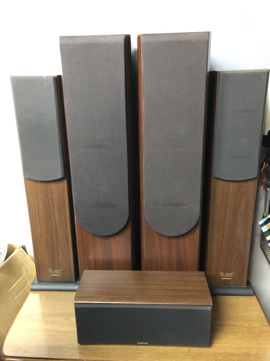 み ONKYO トールボーイ センタースピーカー セット D-602F D-205F D-305C 現状品 発送のみ 複数個口にて発送 ...