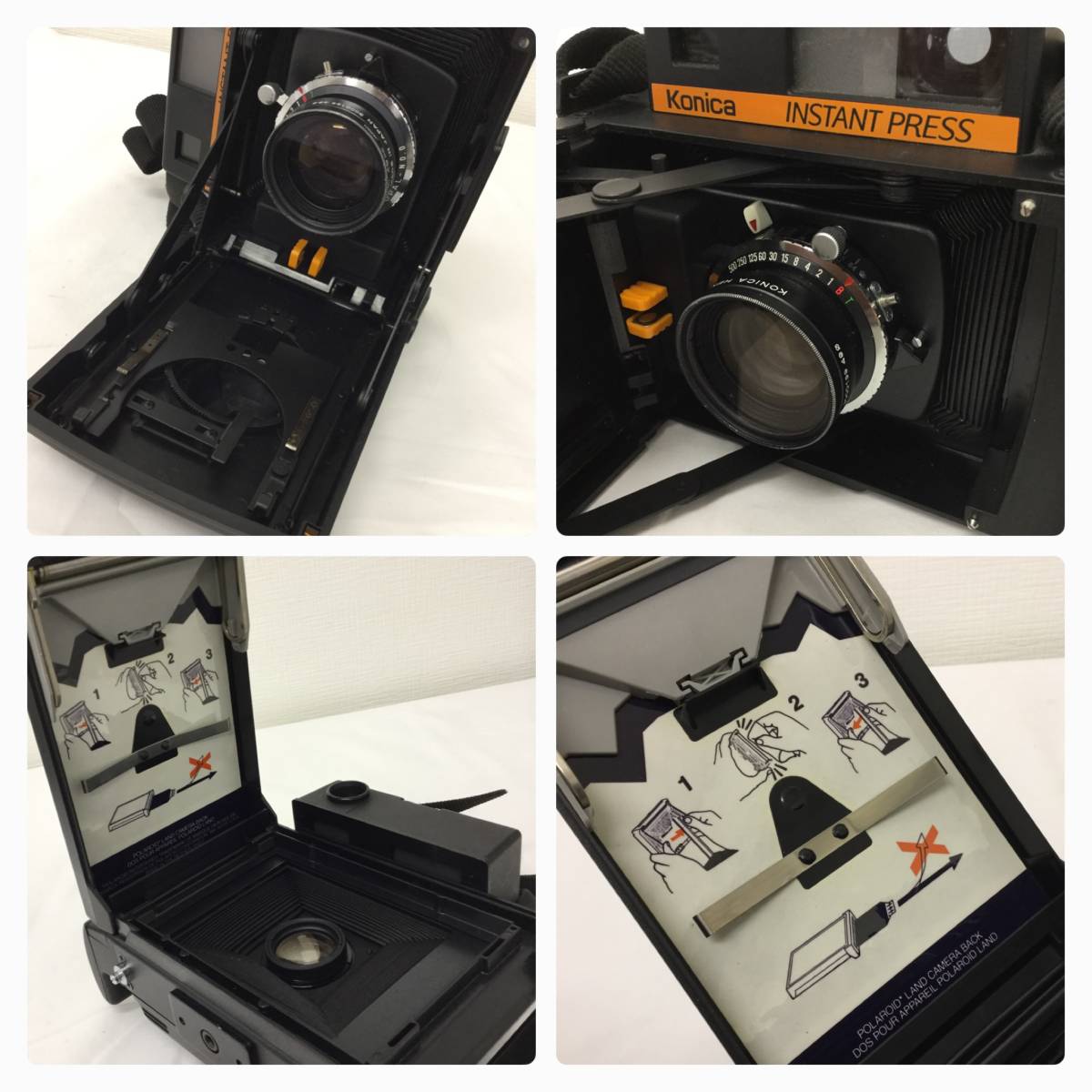Konica コニカ INSTANT PRESS インスタントプレス 折りたたみ式 蛇腹カメラ ポラロイドカメラ(中判)｜売買された ...