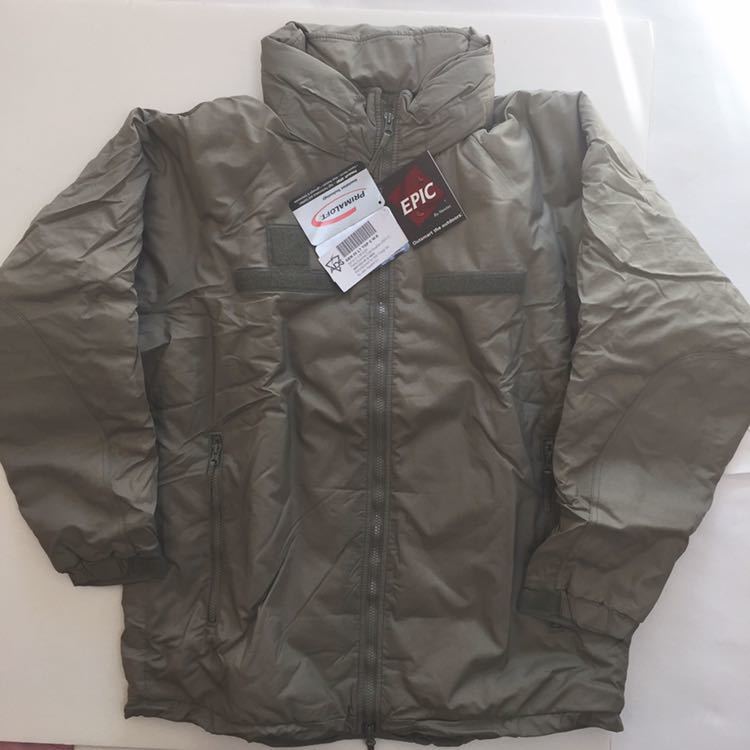 米軍実物ECWCSプリマロフト パーカーGEN3レベル7Level7 L7 MRデッドストックWild ThingsワイルドシングスJADE APPARELエピックEPIC ECW(サロペット ...