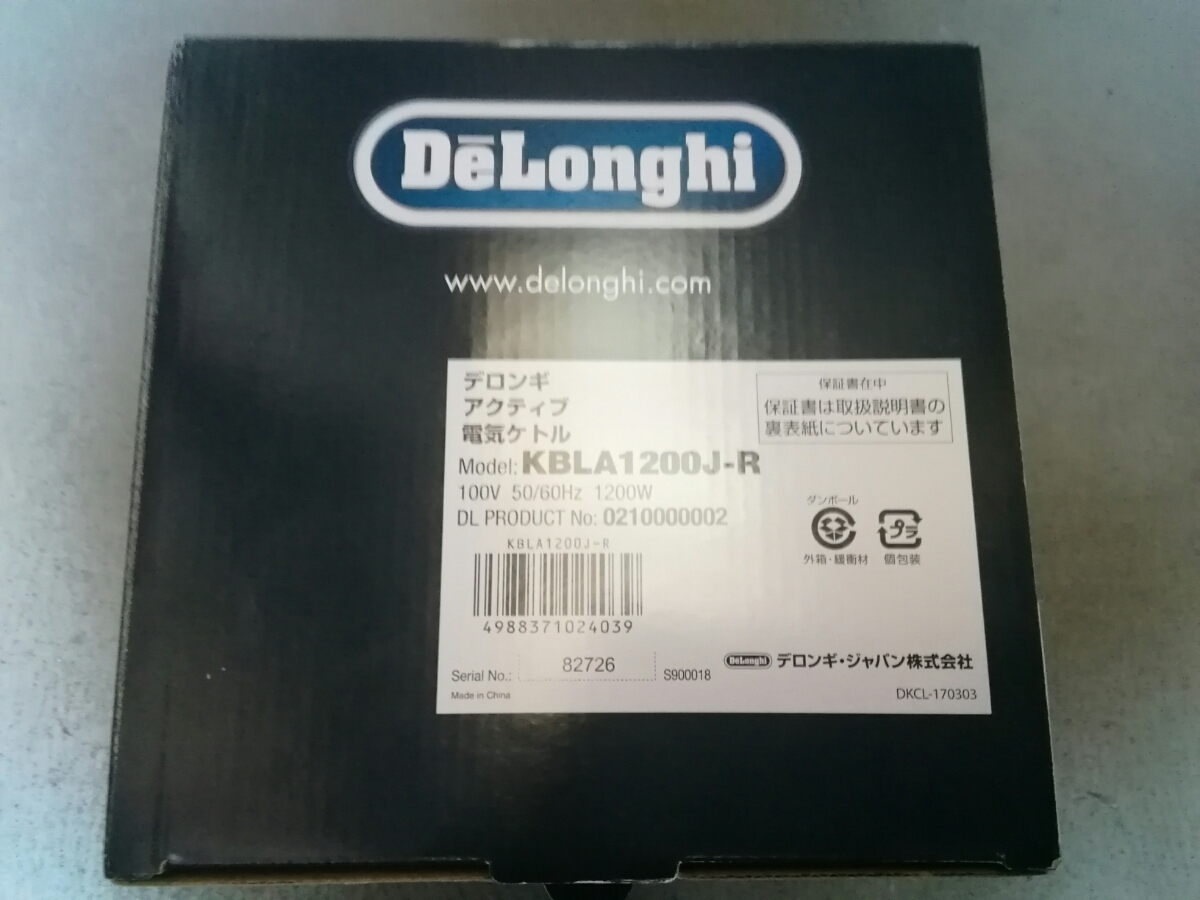 デロンギ アクティブ 電気ケトル KBLA 1200J-R(電気ケトル)｜売買されたオークション情報、yahooの商品情報をアーカイブ公開 ...