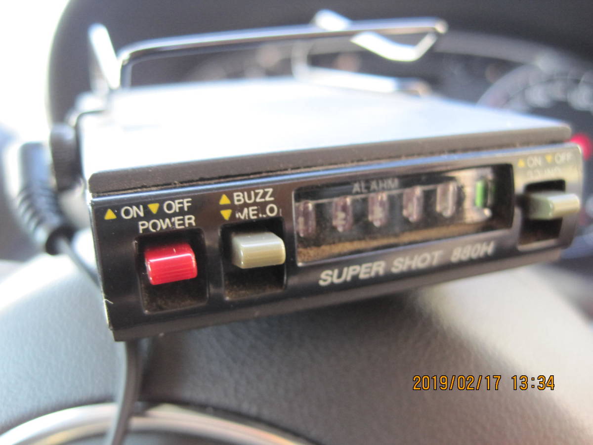 カー用品 取締回避 レーダー感知機 SUPER SHOT 880H バイザー取付け型(その他)｜売買されたオークション情報、yahooの商品 ...