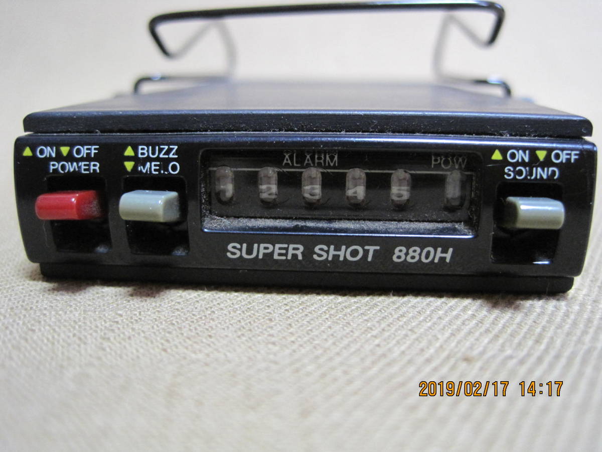 カー用品 取締回避 レーダー感知機 SUPER SHOT 880H バイザー取付け型(その他)｜売買されたオークション情報、yahooの商品 ...