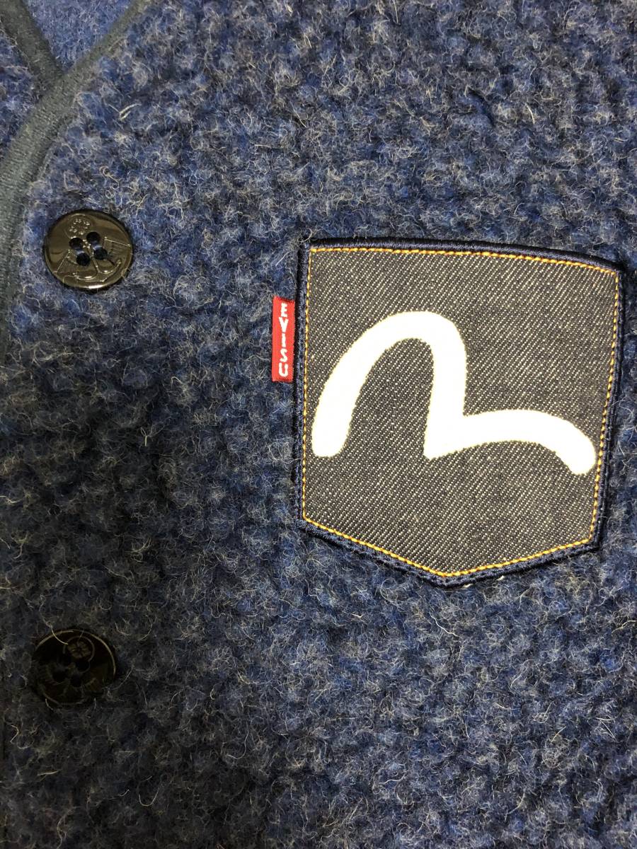 EVISU WOOL VEST NAVY size:XS(ジャケット、上着)｜売買されたオークション情報、yahooの商品情報をアーカイブ公開 ...