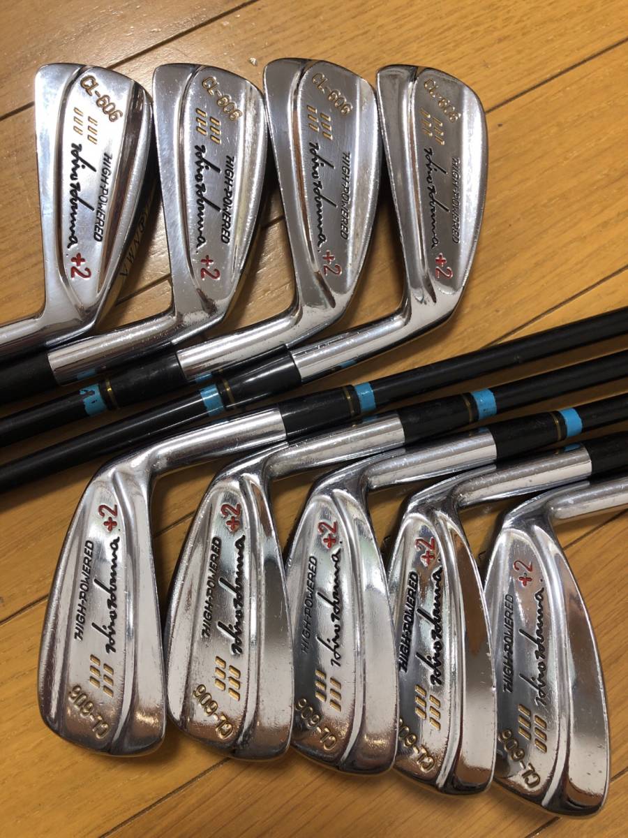 HONMA ホンマ Hiro Honma HIGH-POWERED CL-606 +2 アイアン ＃3 ＃11 9本セット EXTRA 90 フレックス R-1 品(ホンマ)｜売買された ...
