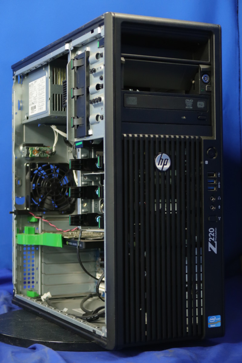 HP Z220 Workstation Xeon E3-1270 v2 3.5GHz 8GB DVDスーパーマルチ NVIDIA QUADRO ...