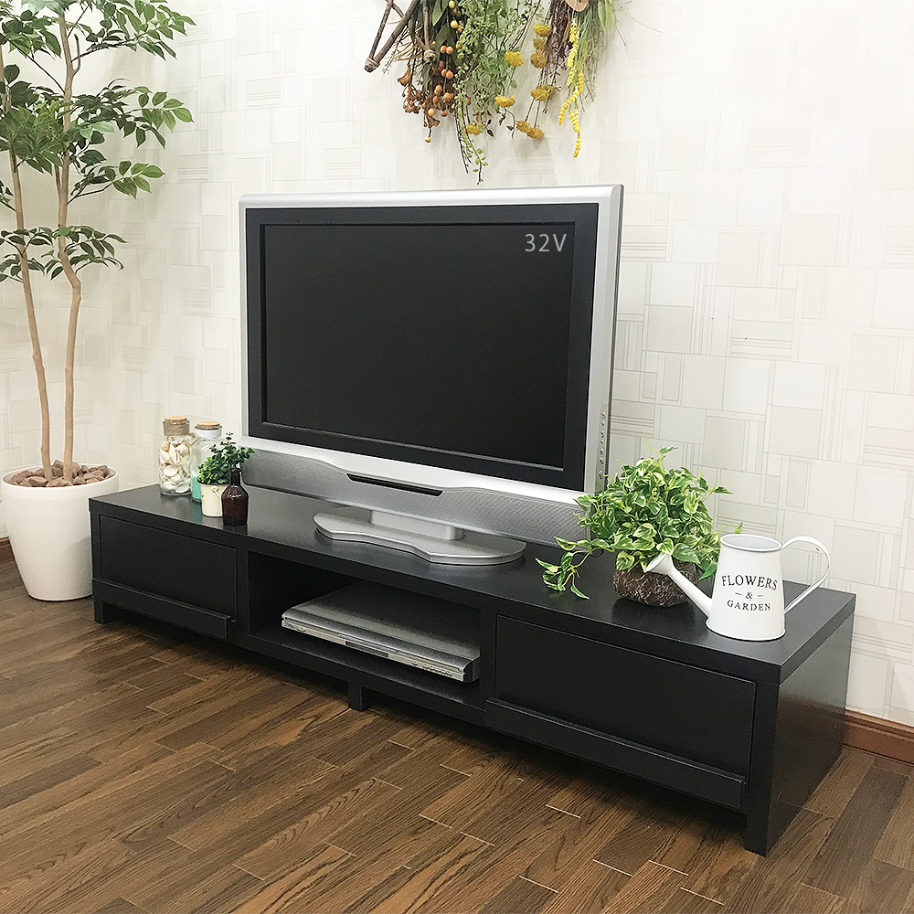 組立品 Lewis ルイス テレビボード 150幅 ブラック LOWYA アウトレット ローボード 52V対応 シンプル モダン TV台 テレビ台(～幅160cm)｜売買されたオークション情報 ...