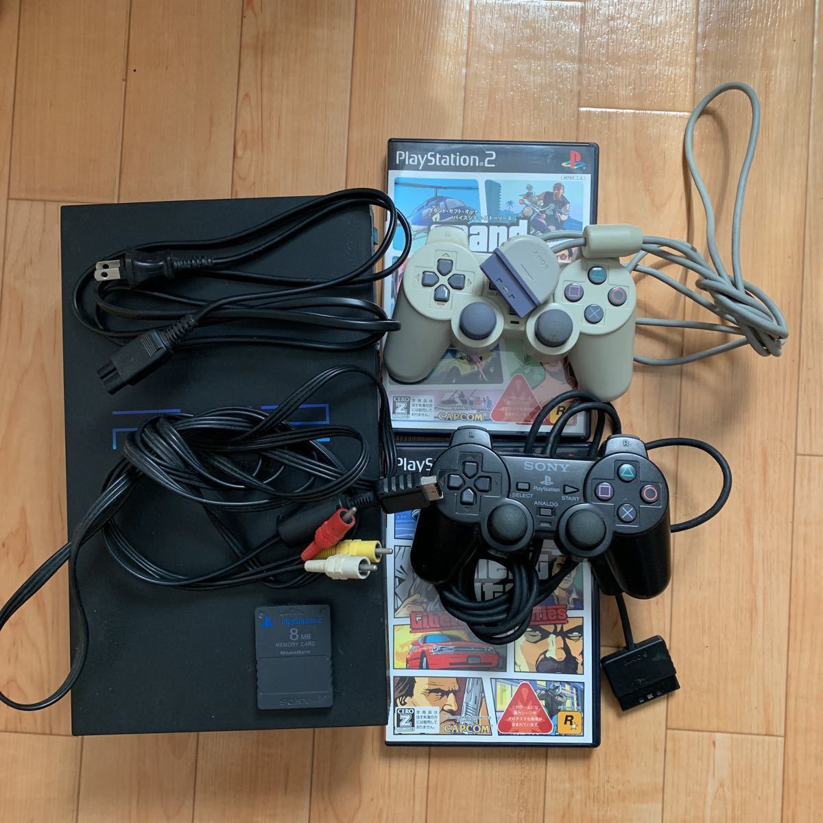 1000円 PS2 SCPH-39000 本体 コントローラ 各種ケーブル ソフト3本付き(本体)｜売買されたオークション情報、yahooの ...