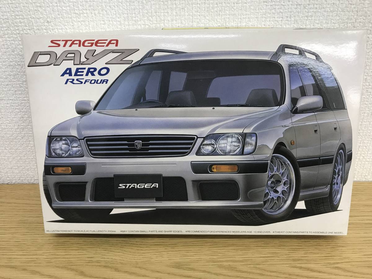 0410-208 STAGEA DAYZ AERO NISSAN ステージア RS FOUR エアロ 1/24スケール プラモデル ...