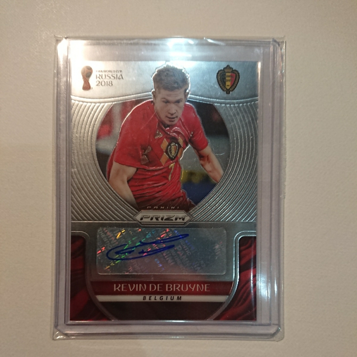2018 Panini Prizm World Cup Russia Signatures Autograph Kevin De Bruyne ...