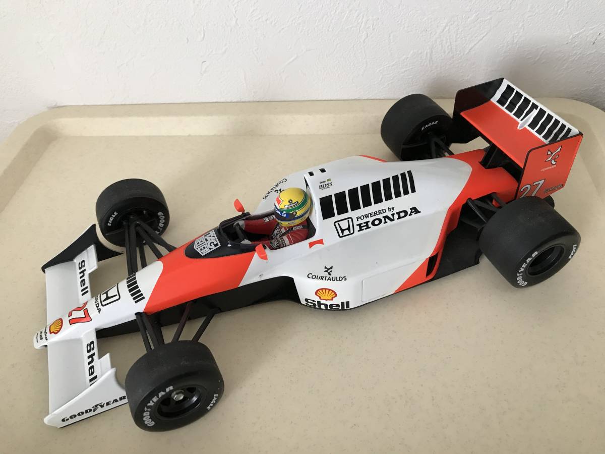 少年ジャンプもスポンサー 1/18 マクラーレンMP4/5BホンダV10 #27 A セナ 1990(レーシングカー)｜売買されたオークション情報、yahooの商品情報をアーカイブ公開 ...