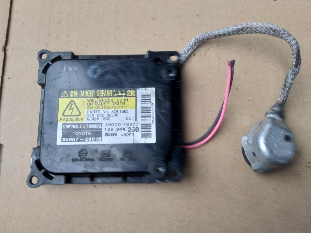 トヨタ純正 HIDバラスト 39000-78277 85967-20010 D4S エスティマ/bB/ヴォクシー/ノア(トヨタ)｜売買された ...