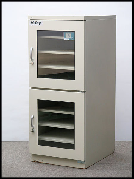 エクアールシー 全自動式超低湿ドライボックス McDry/マックドライ MCU-301 内容量:約310リットル MSL部品用防湿管理/防湿庫 ...
