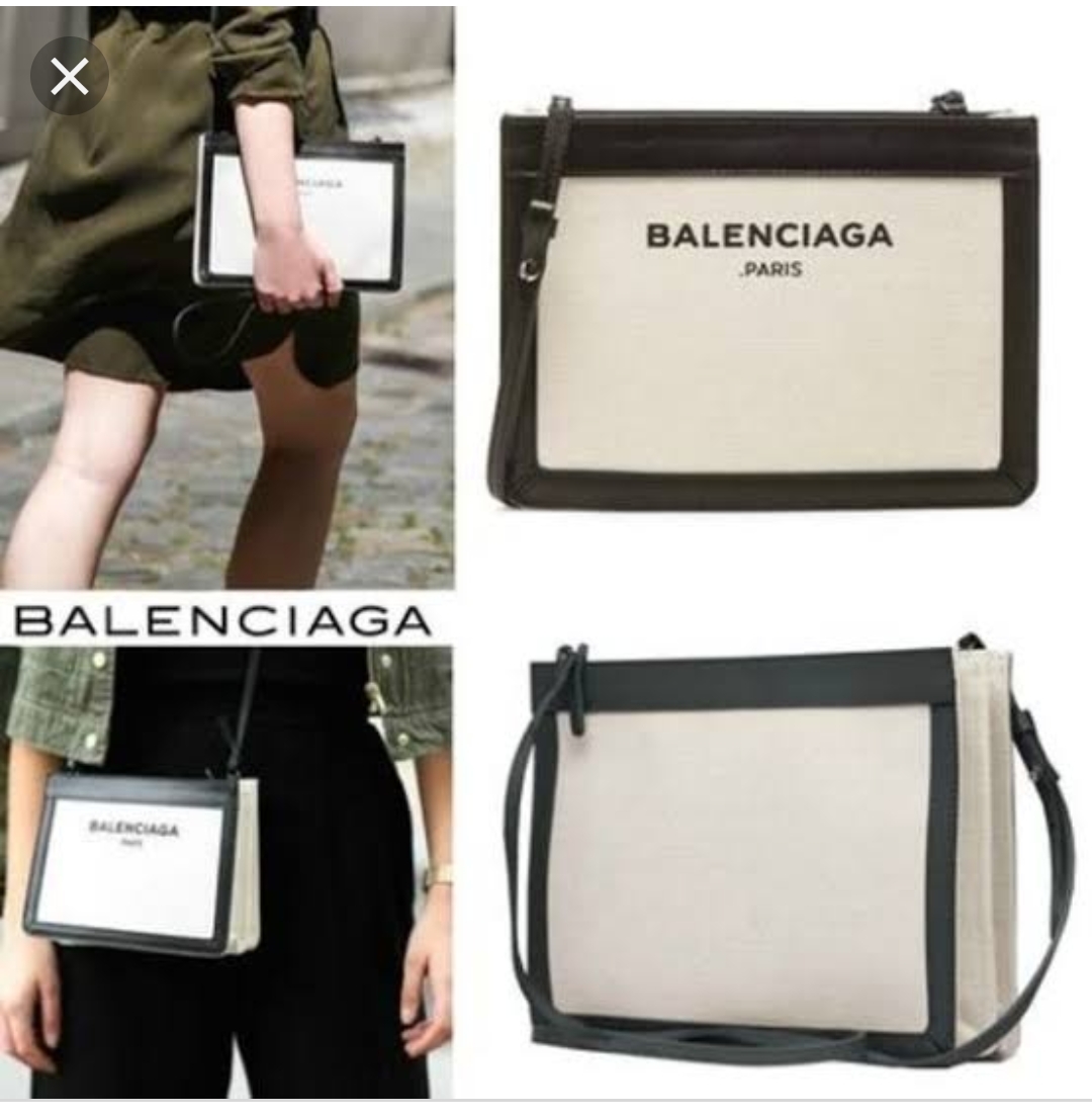 同様 BALENCIAGA キャンバス ミニポシェット ショルダー 2way クラッチ バレンシアガ celine トリオ トート ロエベ prada gucci(かばん、バッグ)｜売買された ...