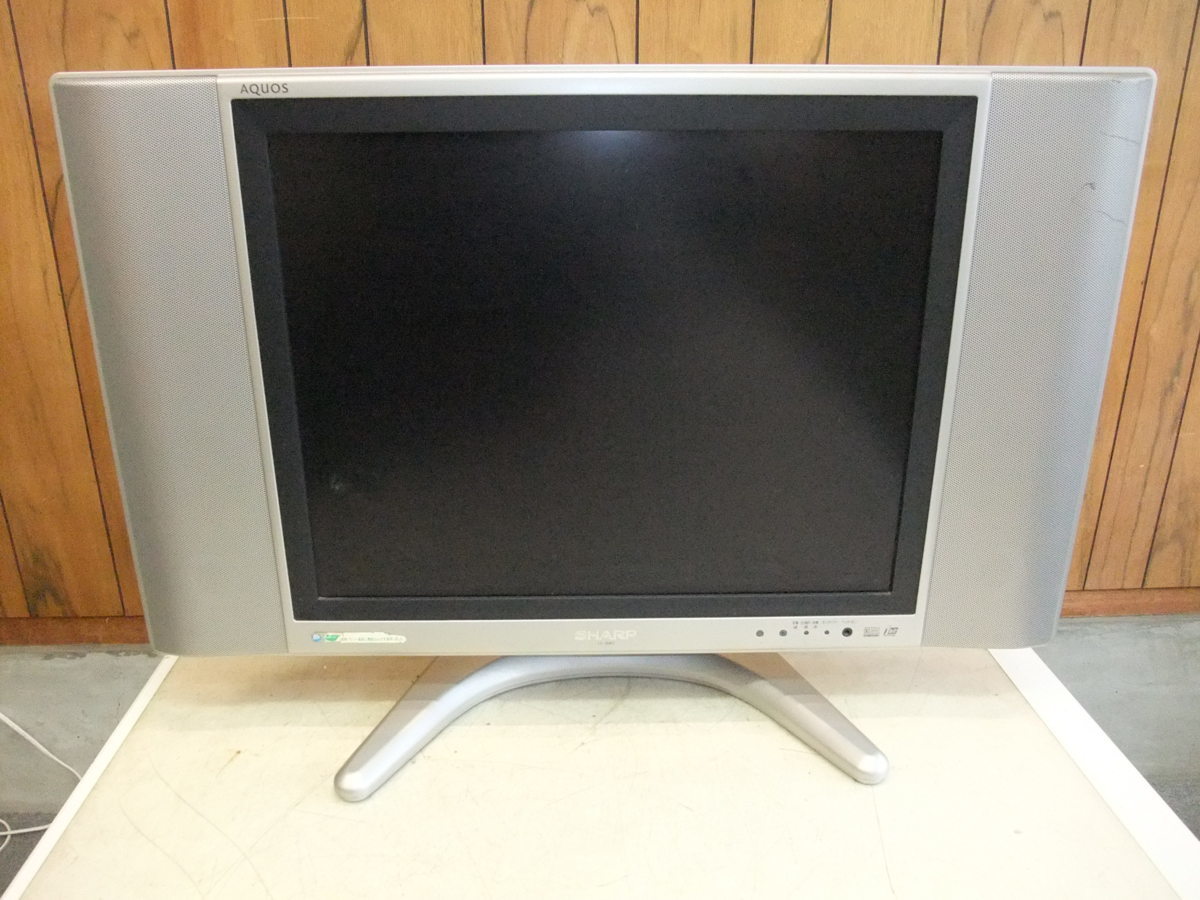 1円出品 直接引取限定 岐阜発 シャープ SHARP 2005年製 AQUOS 液晶カラーテレビ LC-20K1-S 本体のみ 現状品(液晶 ...