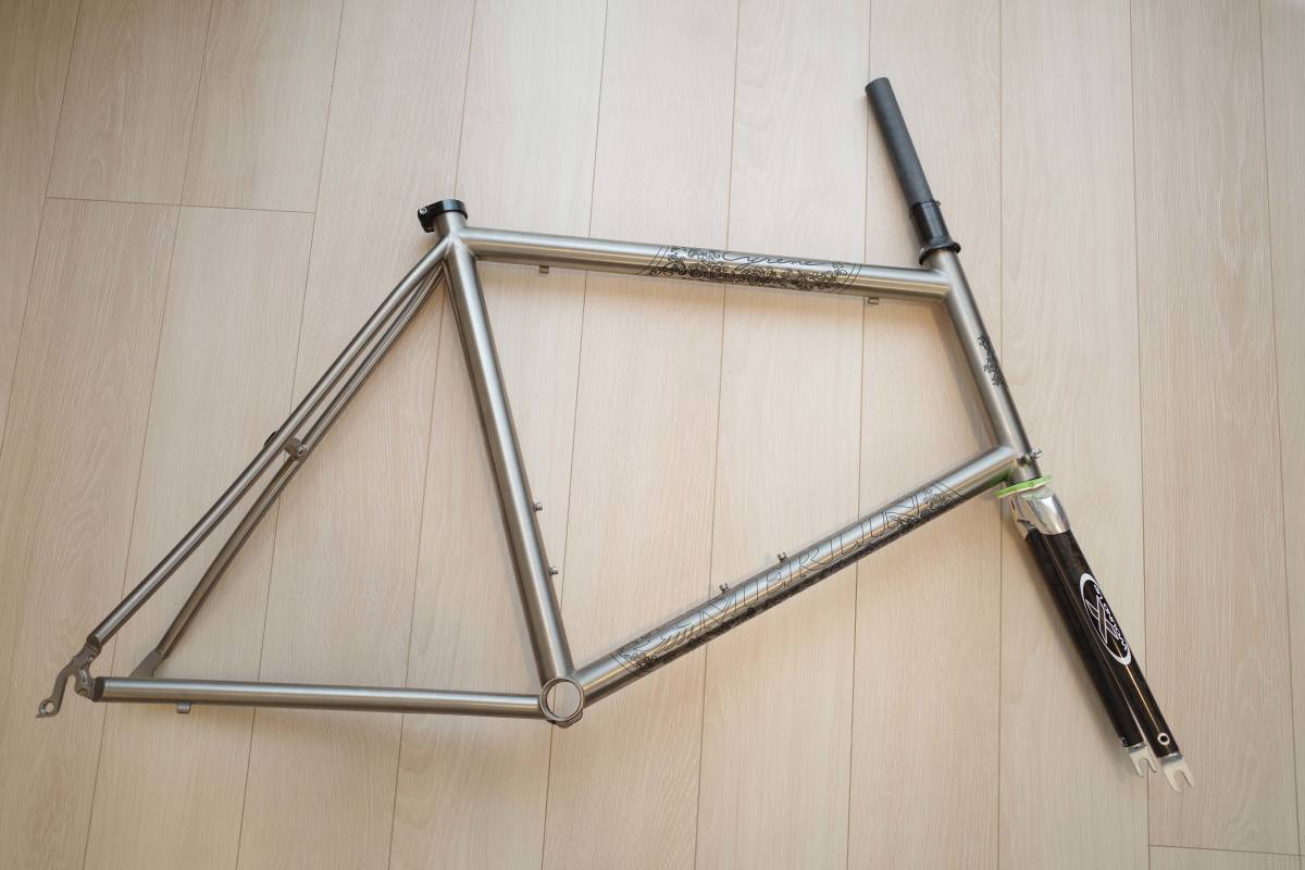 マーリン サイリン MERLIN CYRENE TITAN 仮組みのみの フレーム ミニベロ(ロードバイク)｜売買されたオークション情報 ...