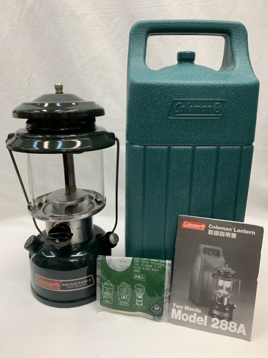 Coleman ホワイトガソリンランタン ツーマントル ADJUSTABLE TWO MANTLE Model 288A(ホワイトガソリン ...