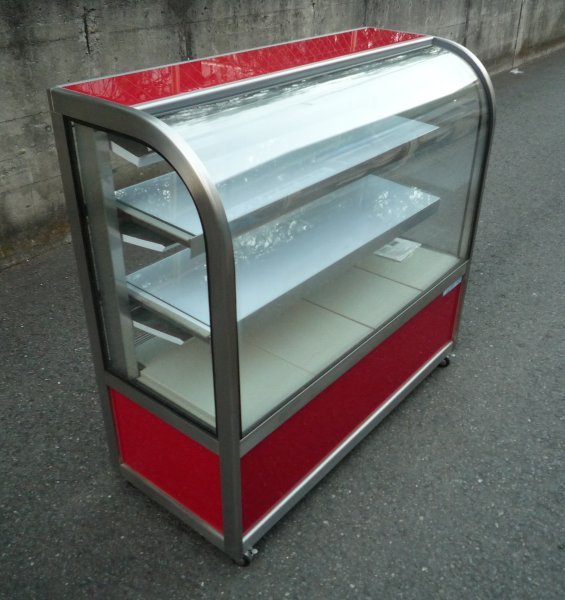 木枠 RS181024D＠オオホ冷蔵ショーケースW1200×D500×H1150 100V OHGU-1200W JKK9 専門店の安心の1 ...