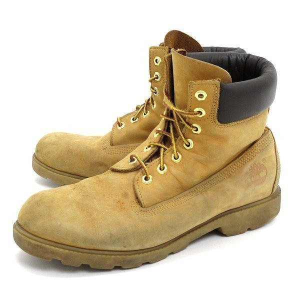 10M ティンバーランド/Timberland 6インチベーシック ワークブーツ サンドBOOTSウォータープルーフ18094(10インチ ...